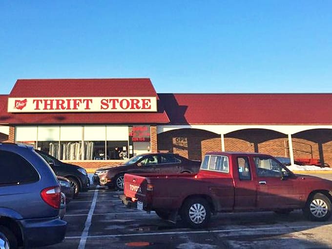 Full parking lot, full hearts. These vehicles carry away treasures and stories that big-box stores simply can't provide.