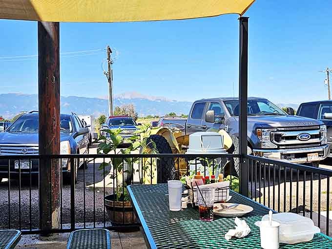 The outdoor seating offers mountain views that rival the food for attention&mdash;nature's perfect digestif after a plate-clearing meal.