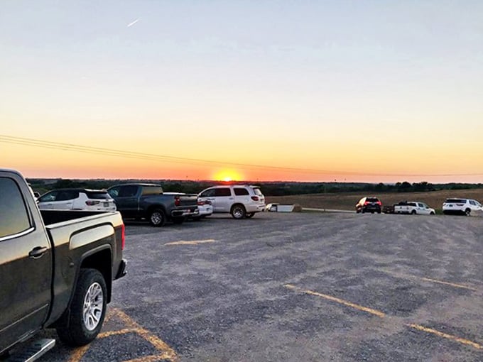 Nebraska sunsets provide the perfect backdrop for post-dinner reflection. Some meals deserve a moment of silent appreciation.