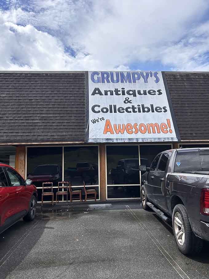 When your business sign proudly proclaims "We're Awesome!" instead of "Established 1975," you know you're dealing with refreshing honesty.