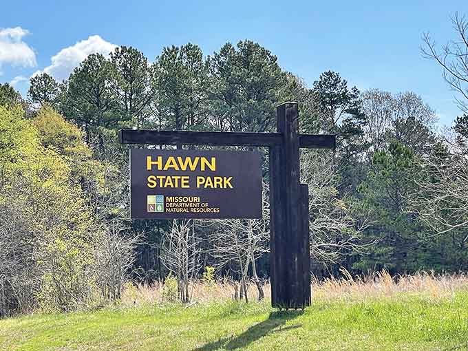 The entrance sign that promises natural therapy more effective than anything your health insurance might cover. Stress reduction guaranteed.