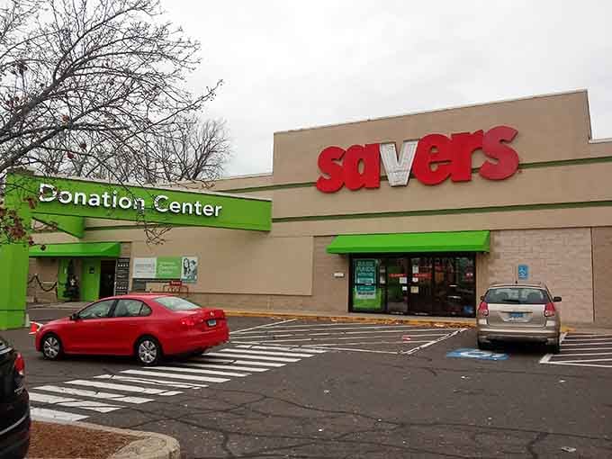 The Savers storefront stands ready, its donation center the first step in the beautiful cycle of thrift that keeps treasures circulating.