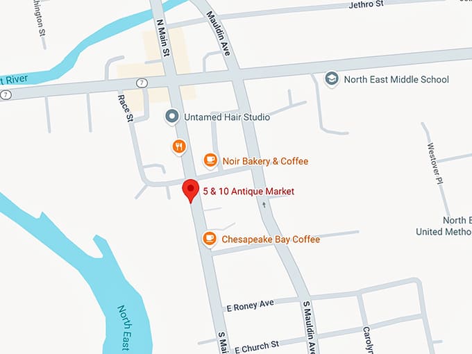 16. 5 & 10 antique market map