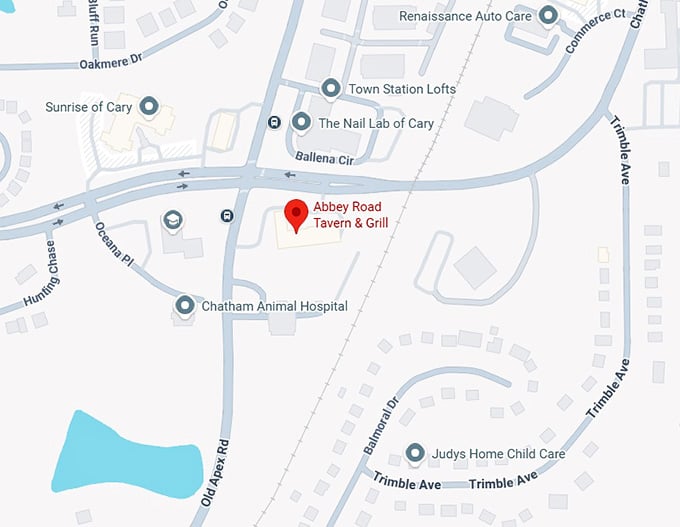 16. abbey road tavern & grill (1195 w chatham st) map