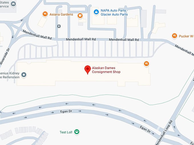 16. alaskan dames consignment shop map