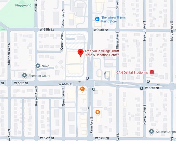 16. arc's value village thrift store & donation center map