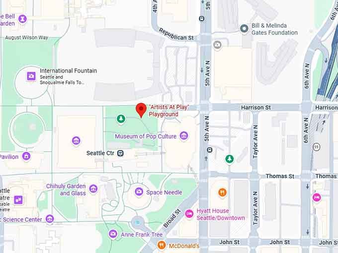 16. artists at play playground map