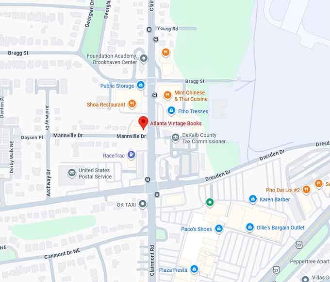 16. atlanta vintage books map