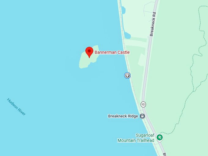 16. bannerman castle map