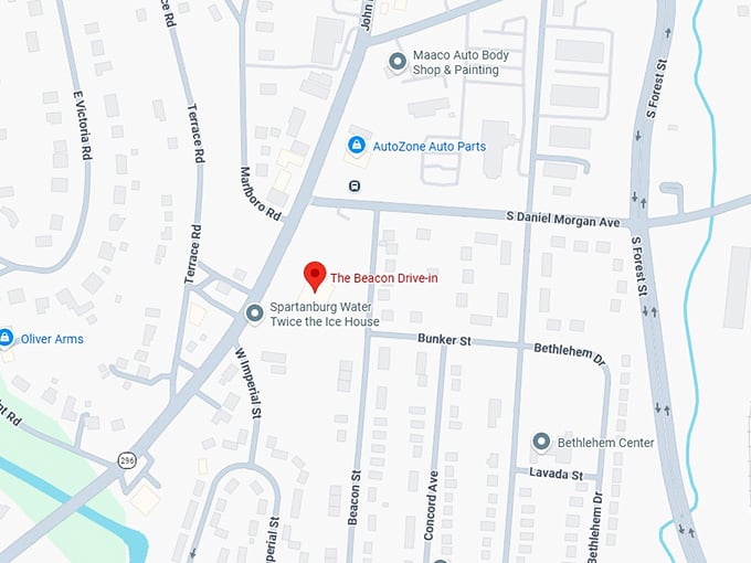 16. beacon drive in map