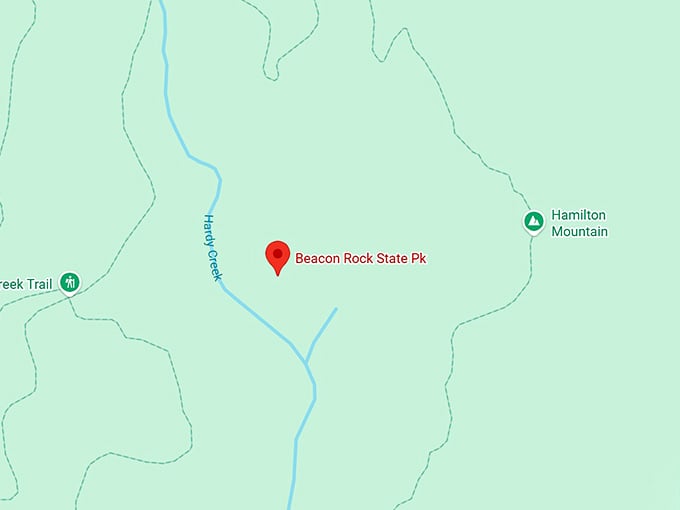 16. beacon rock state park map