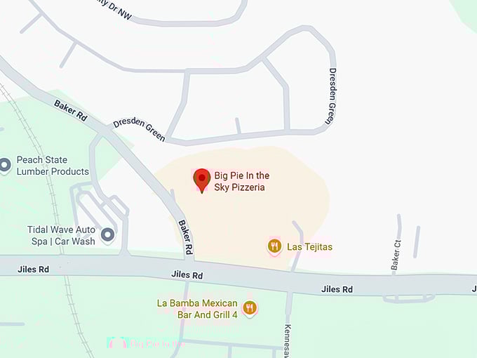 16. big pie in the sky pizzeria map