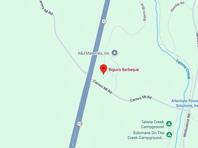 16. bigun&rsquo;s barbecue map