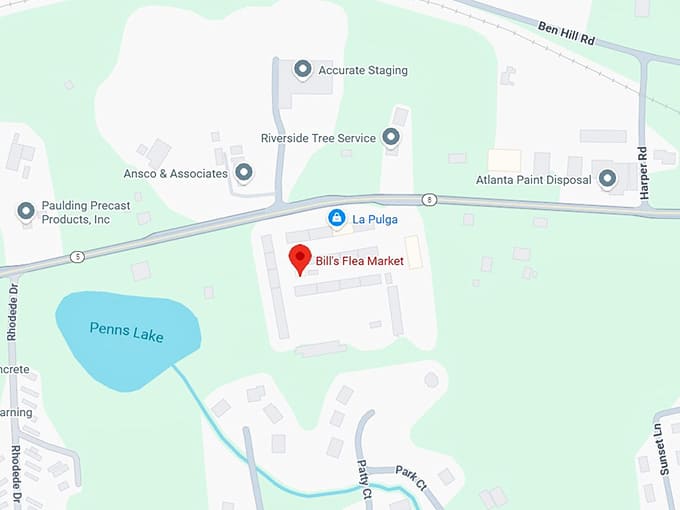 16. bill's flea market map