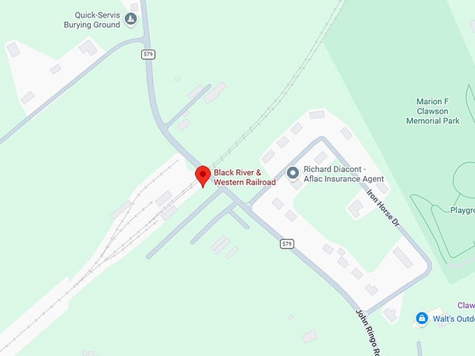 16. black river & western railroad map