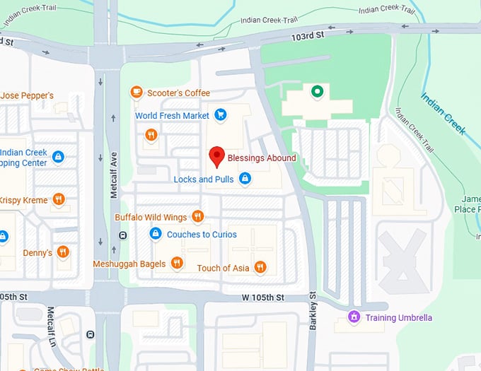 16. blessings abound map