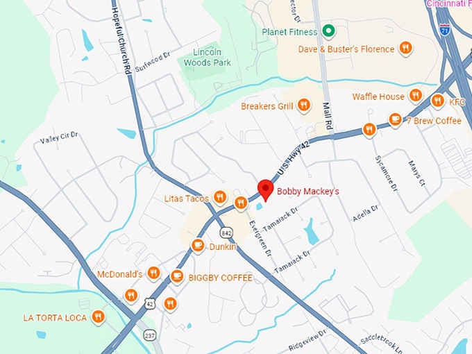 16. bobby mackey's map