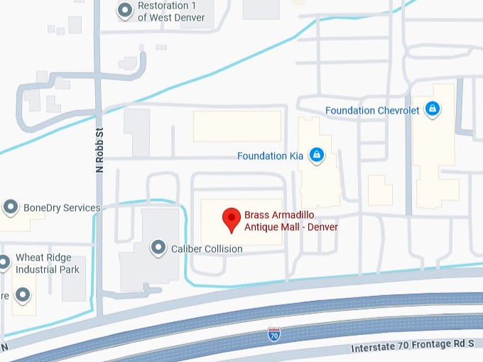 16. brass armadillo antique mall denver map