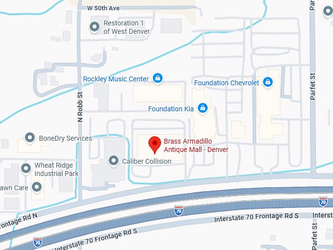 16. brass armadillo antique mall denver map