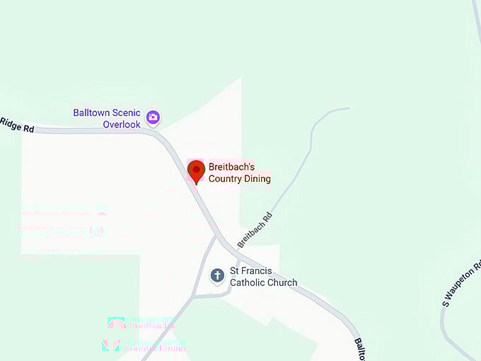 16. breitbach's country dining map