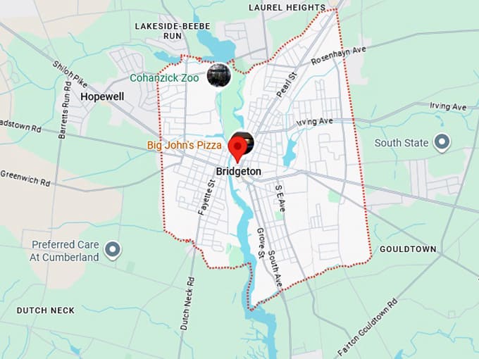 16. bridgeton map