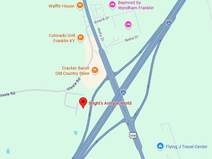 bright's antique world map