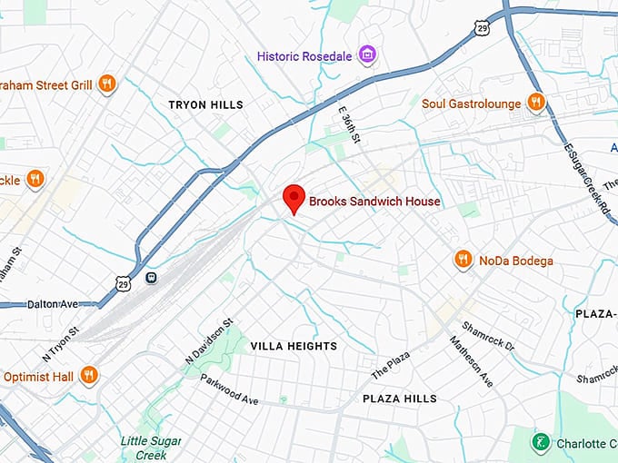 16. brooks&rsquo; sandwich house map