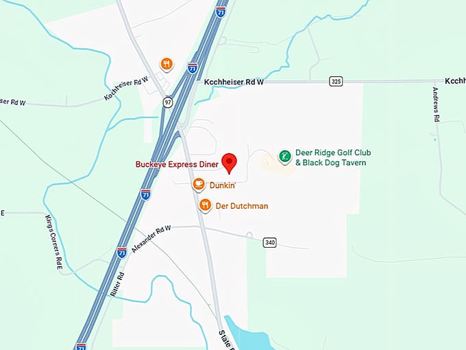 16. buckeye express diner map