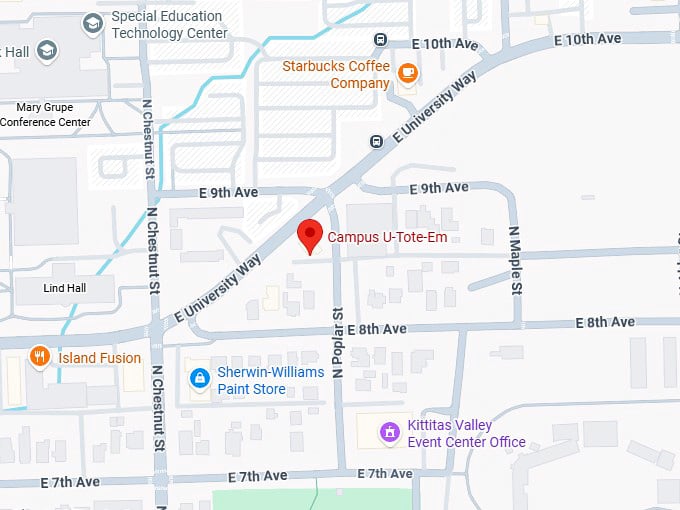 16. campus u tote em map