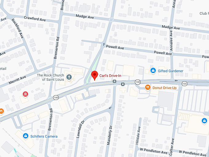 16. carl&rsquo;s drive in map