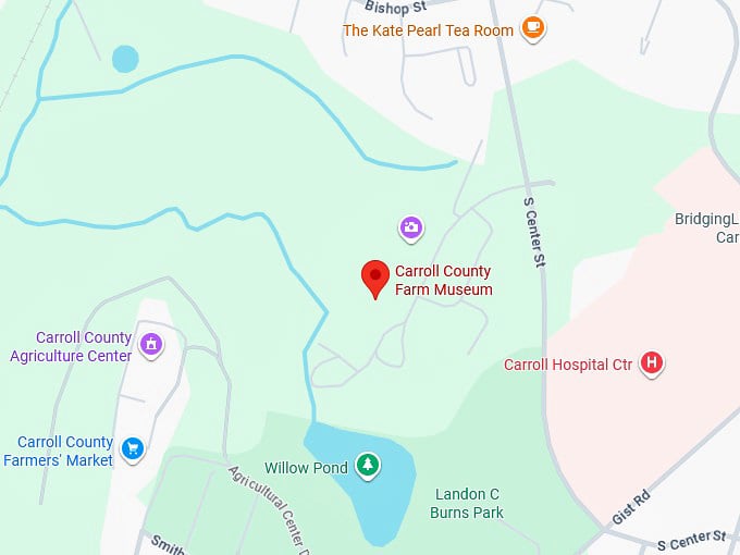 carroll county farm museum map