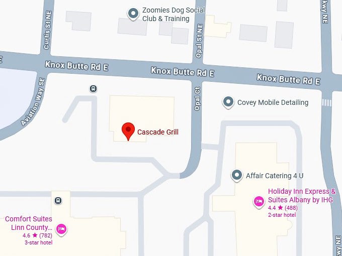 16. cascade grill map