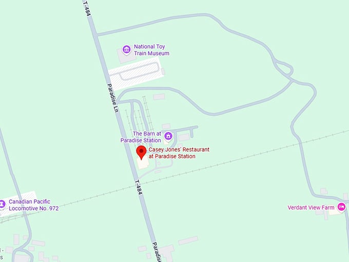 16. casey jones' restaurant at paradise station map