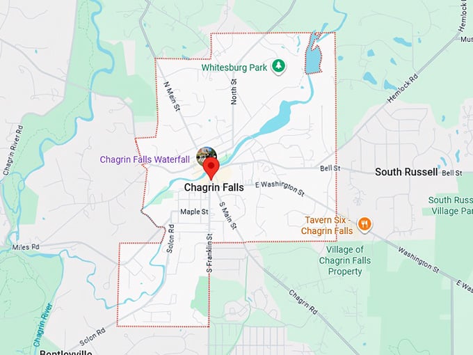 16. chagrin falls map