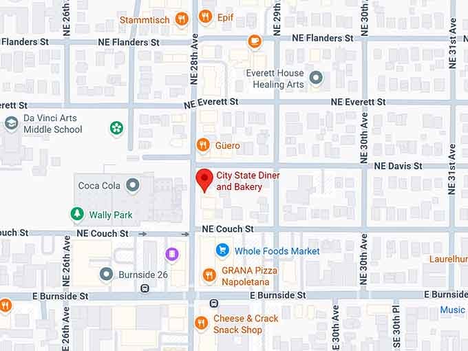 16. city state diner and bakery map