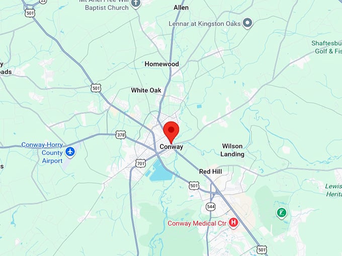 16. conway sc map