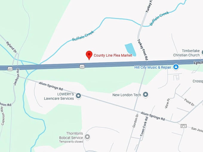 16. county line flea market map