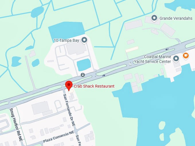 16. crab shack restaurant map