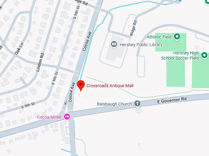 16. crossroads antique mall map