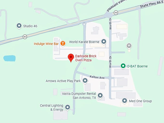 16. darkside brick oven pizza co map