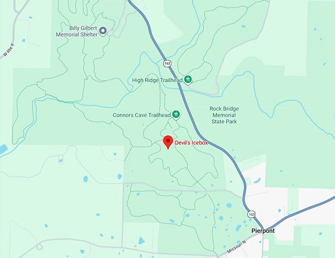 16. devil's icebox map