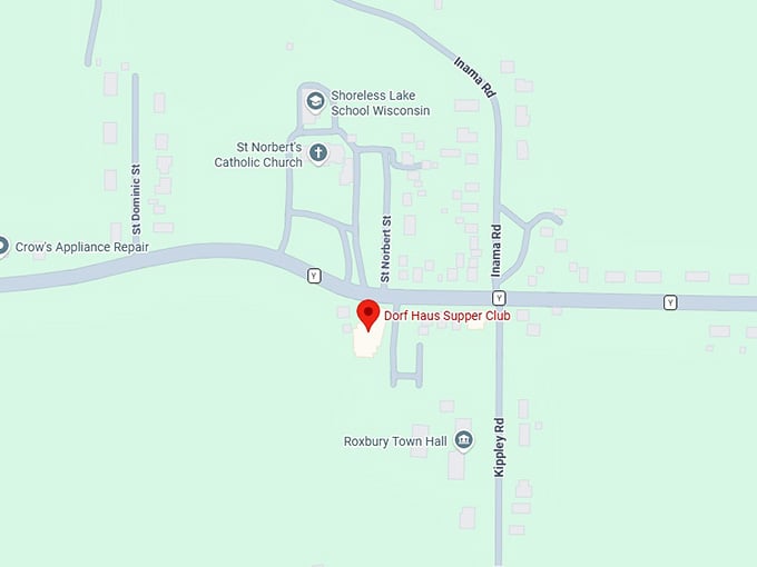 16. dorf haus supper club map