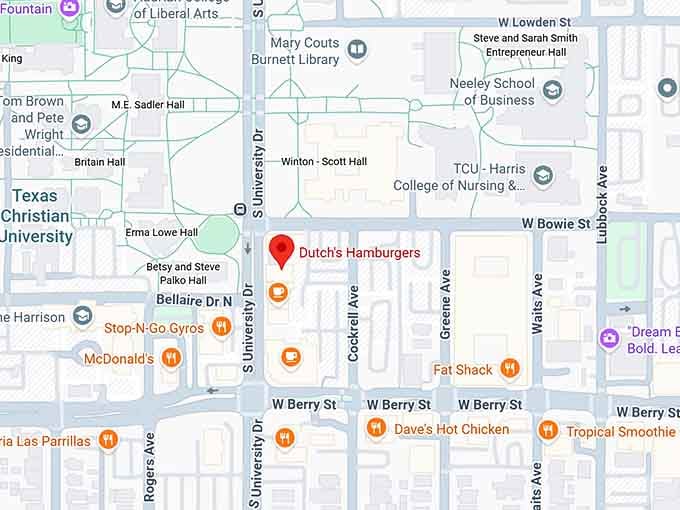 16. dutch's hamburgers map