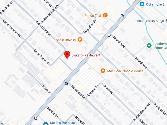 16. dwight's restaurant map