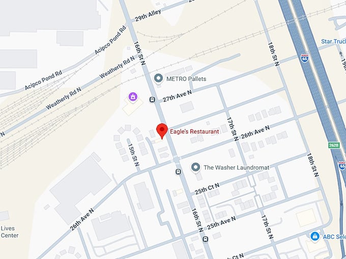 eagle&rsquo;s restaurant map