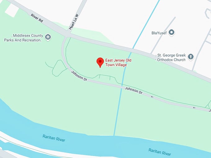 16. east jersey old town village map