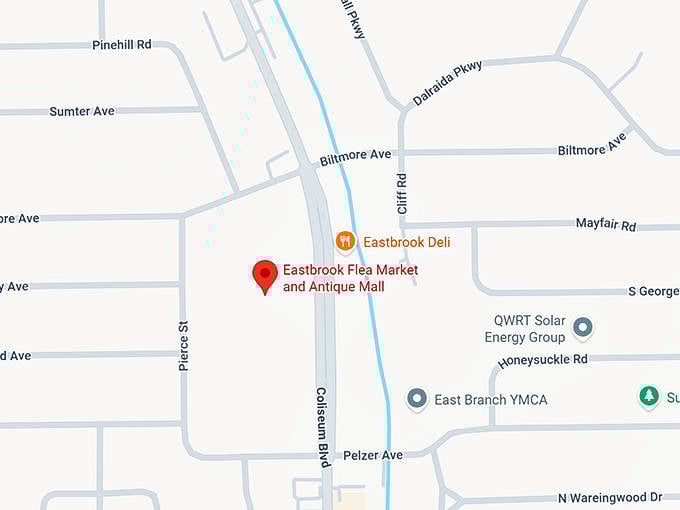 16. eastbrook flea market and antique mall map