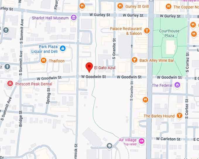 16. el gato azul map