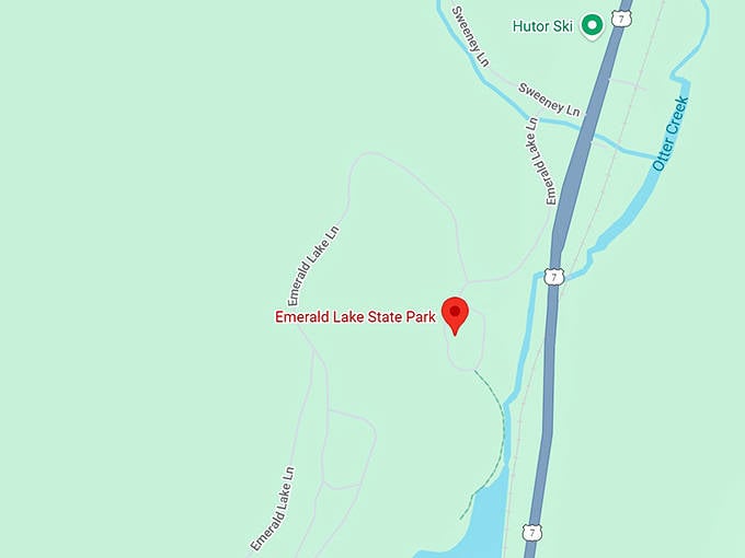 16. emerald lake state park map