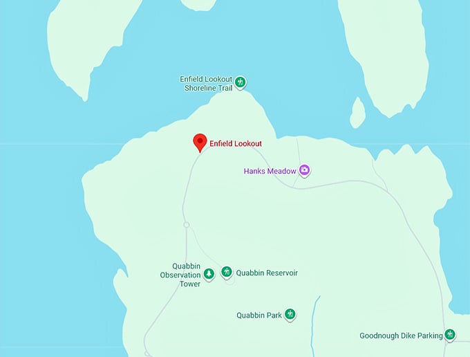 16. enfield lookout map